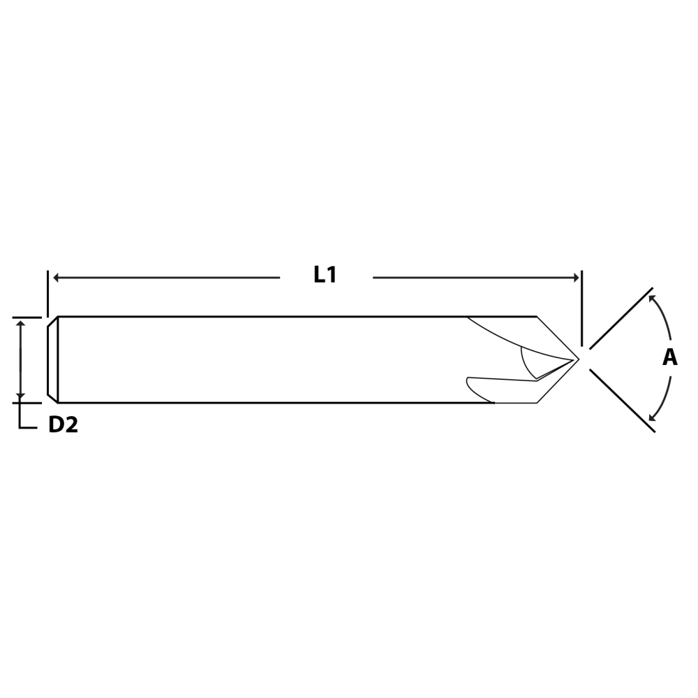 Build your own Chamfer End Mills