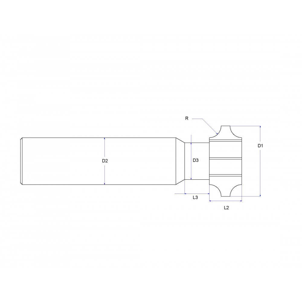 Build your own Double Concave Radius Cutter